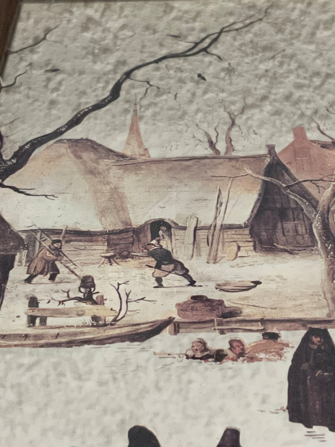 Vintage Hendricks Avercamp Mirror Ice Skating Scenes - Etsy