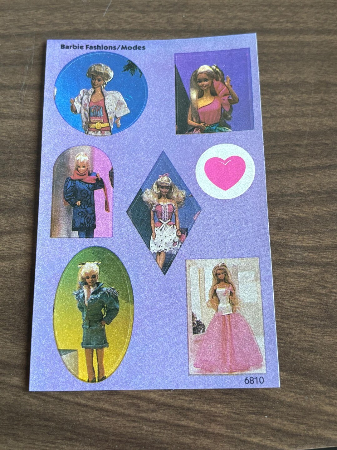Vintage Barbie Stickers Sheet - Etsy