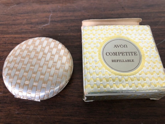 Vintage Avon Refillable Compact - Etsy