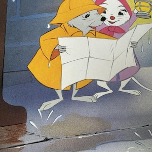 The Rescuers Book - Walt Disney - 1989 - Gallery Books - Etsy