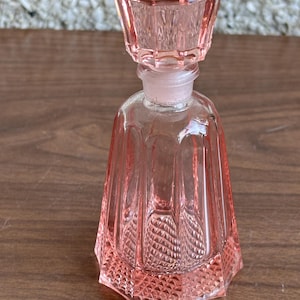 Vintage Pompadour Austrian Pink Perfume Bottle - Etsy