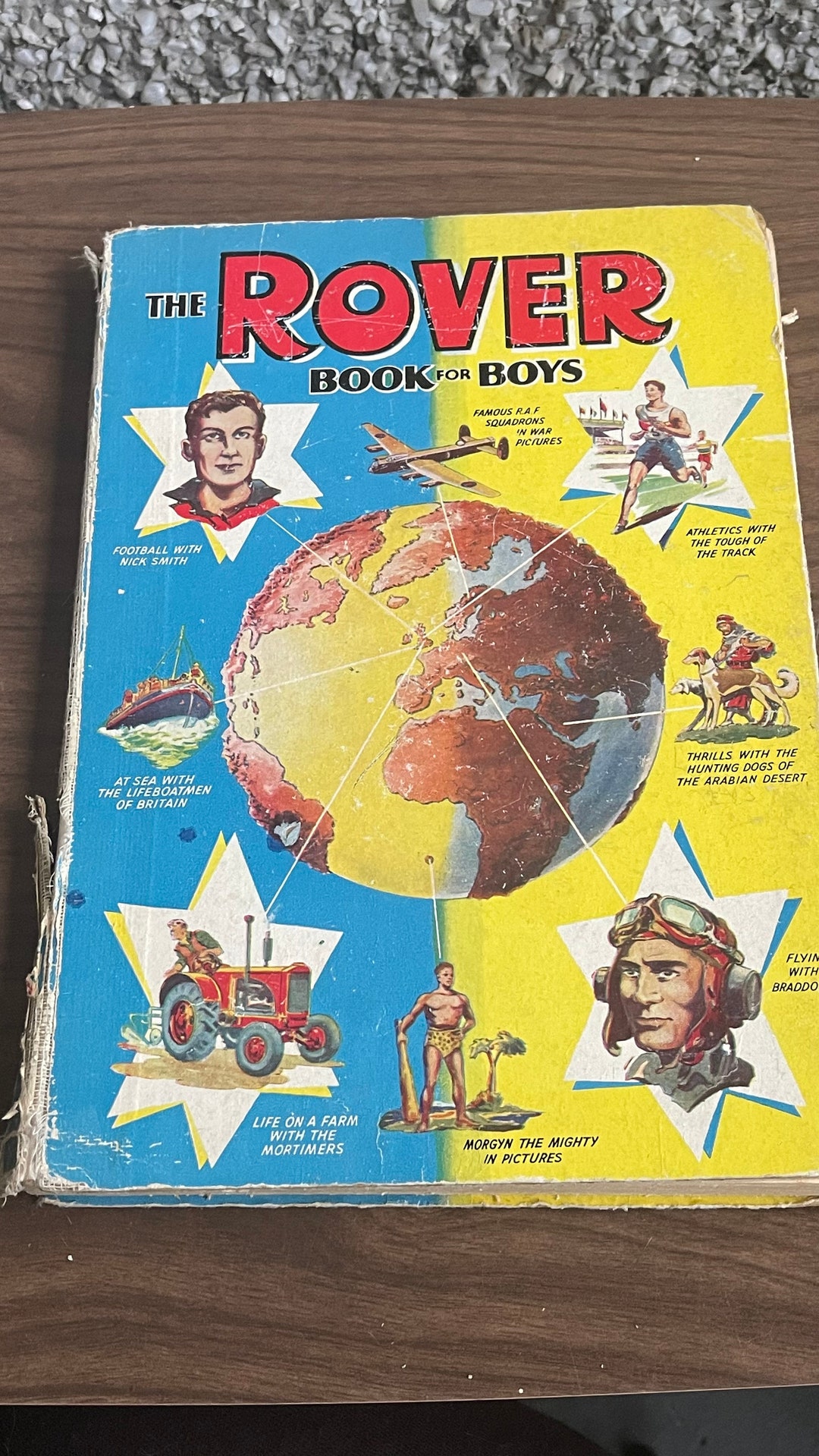 1955 British Rover Book for Boys - Etsy