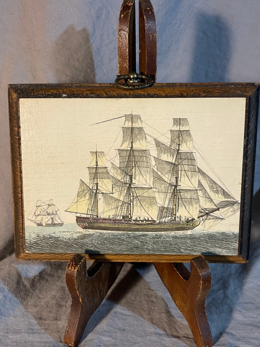 Vintage Italian Merchant Ship Plaque - Etsy