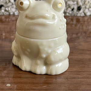 Vintage Avon Frog Jar - Etsy