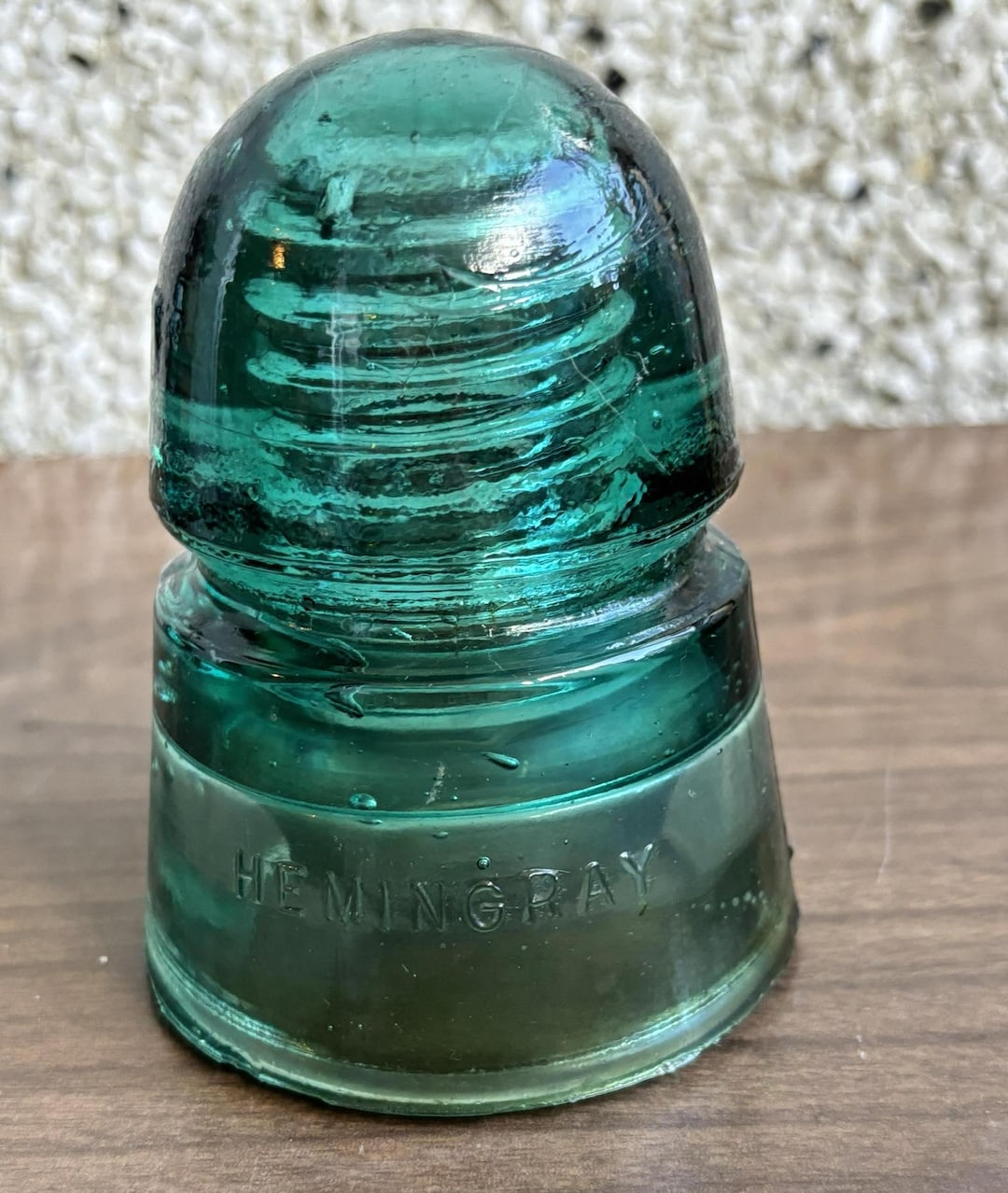 Vintage Hemingray Glass Insulator - Aqua Green - Pre 1970 - Etsy