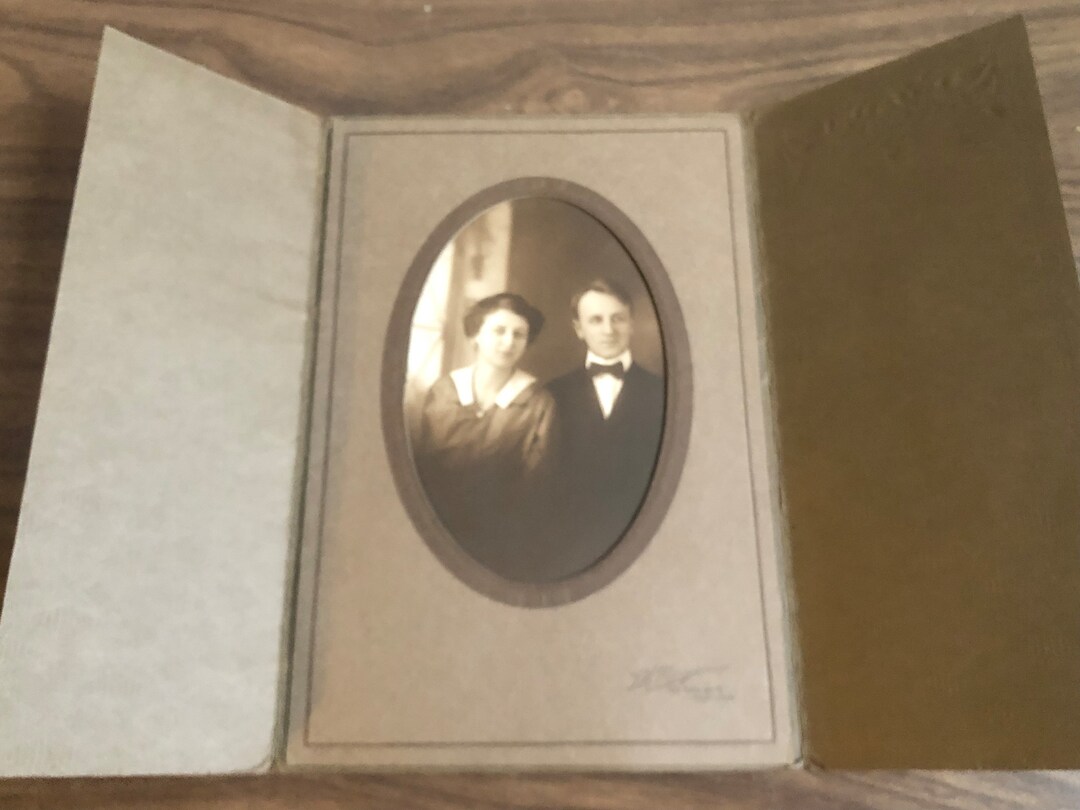 Antique Couple Family Photo - Etsy