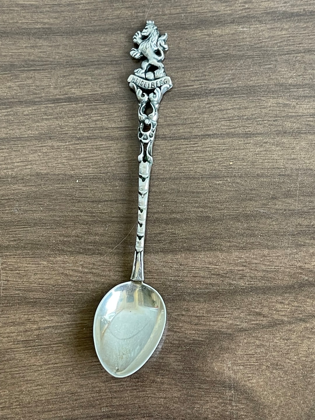 Vintage 800 Silver Heidelberg Germany Souvenir Spoon - Etsy