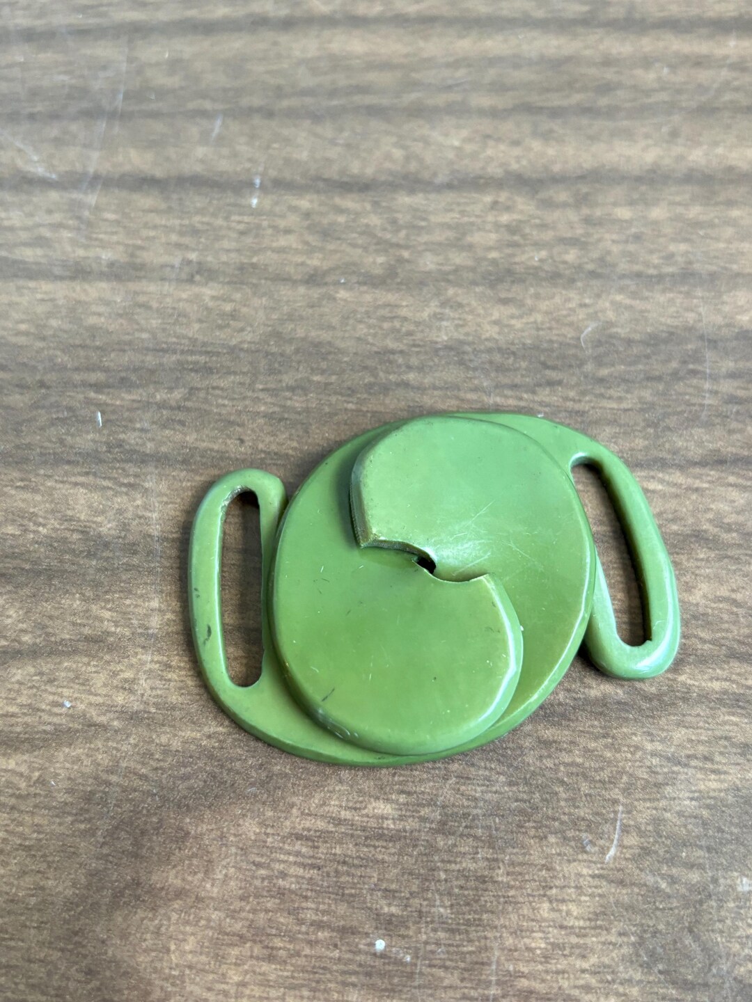 Vintage Bakelite Green Belt Buckle - Etsy