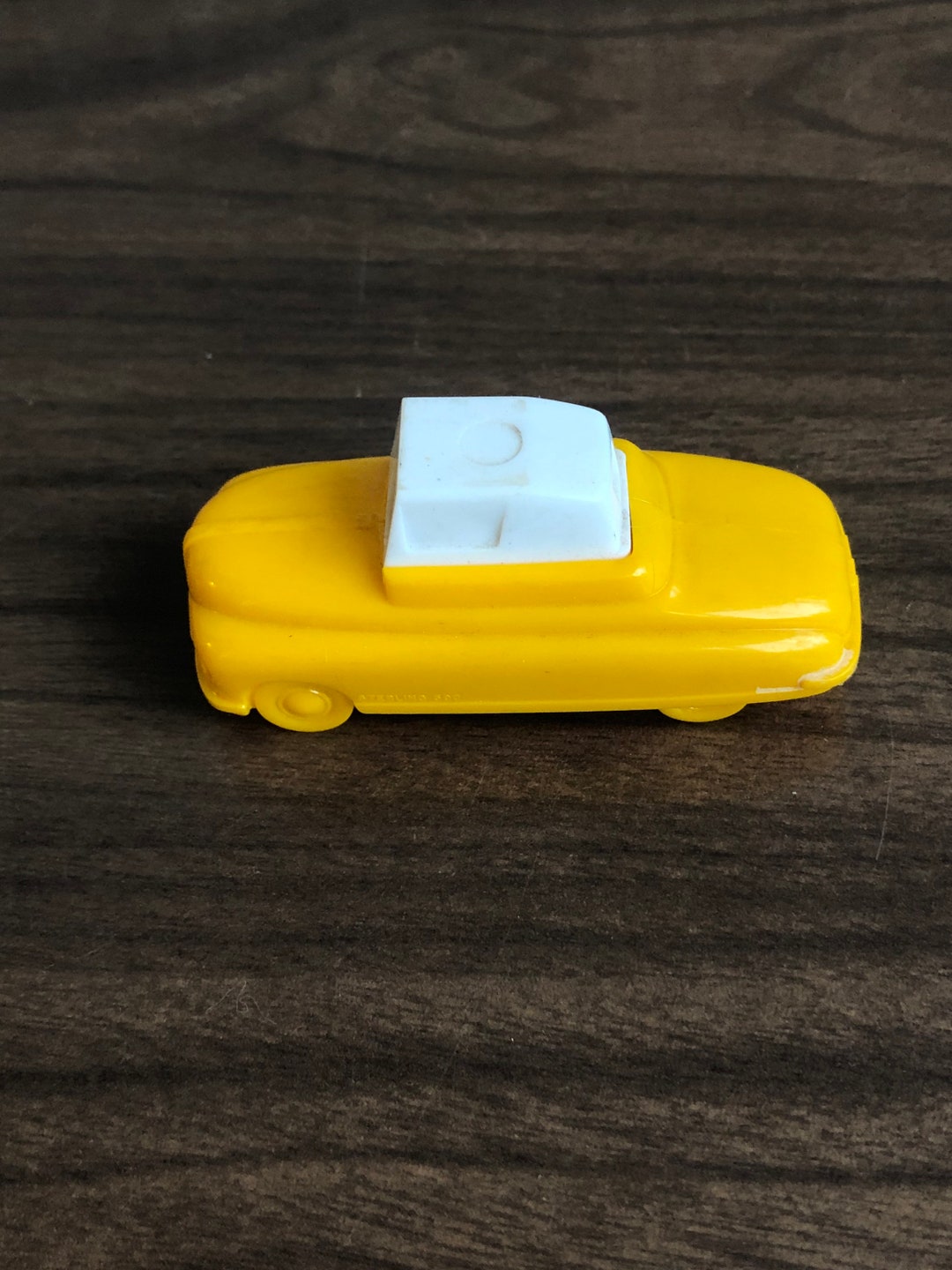 Vintage Yellow Plastic Car Pencil Sharpener - Etsy