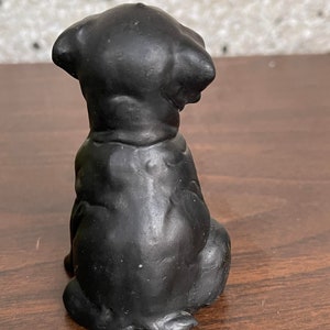 Little Black Labrador Puppy in Resin - Etsy