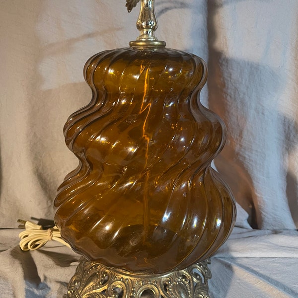 Amber Lamp - Etsy