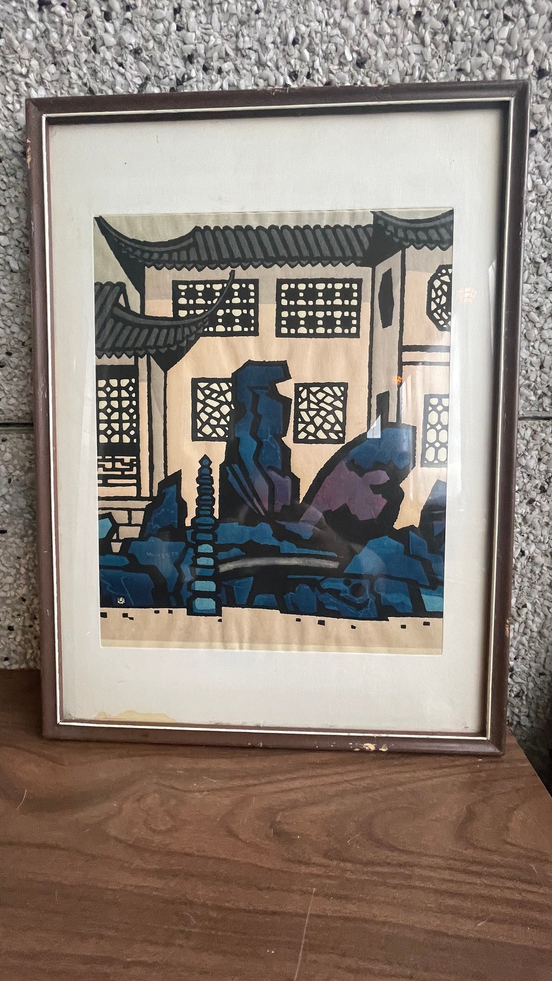 Taizo Minagawa Historic Building in Korea Woodblock Art - Etsy