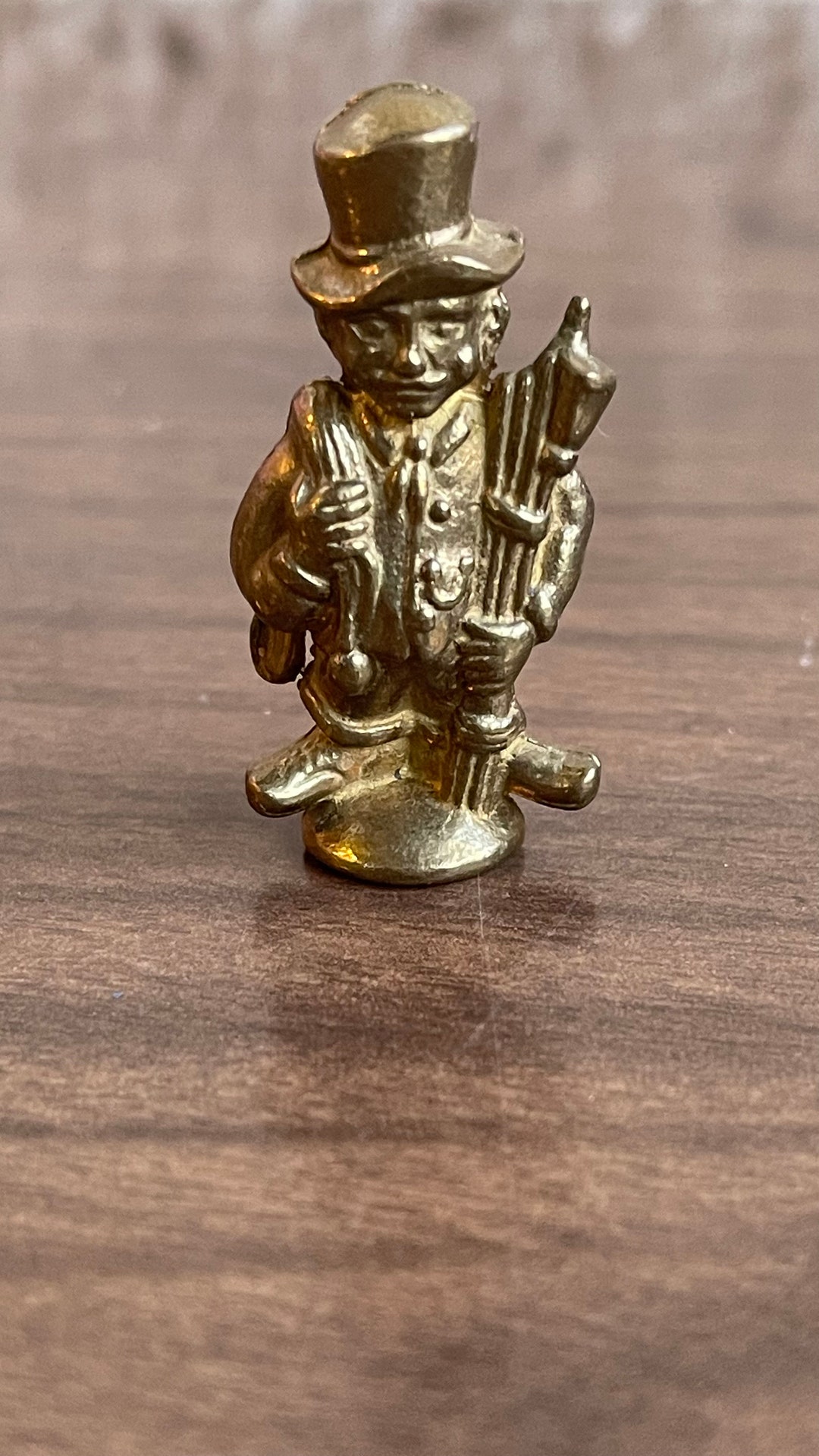 Vintage Brass Chimney Sweep Miniature - Etsy