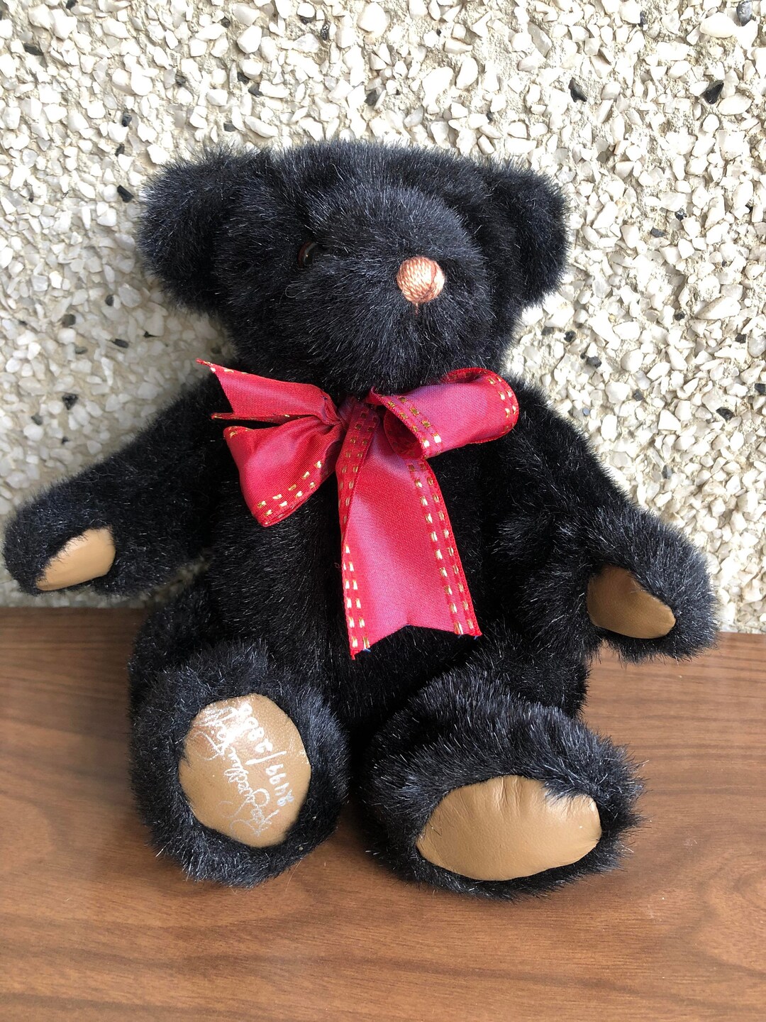 GUND "black Jack" Limited Edition Plush Teddy Bear (signed and Numbered ...