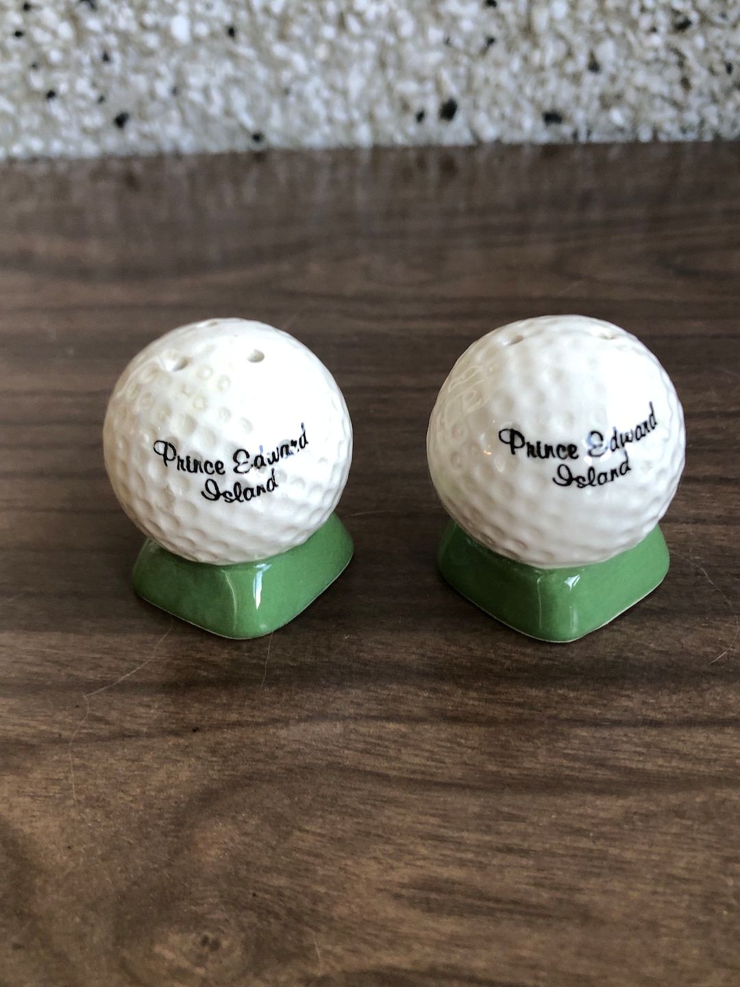 Vintage Golf Ball Salt and Pepper Shakers From Prince Edward Island - Etsy