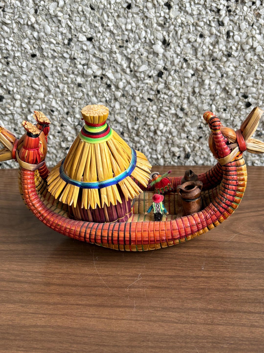 Vintage Peruvian Dragon Boat - Etsy