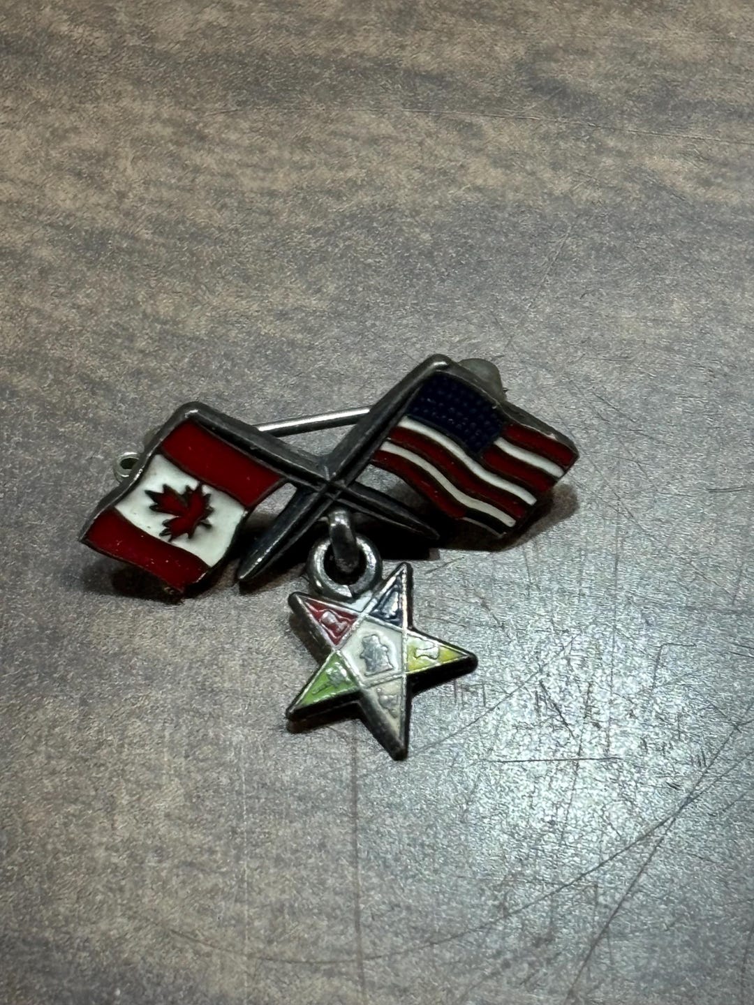 Vintage American Canadian Freemason Pin - Etsy