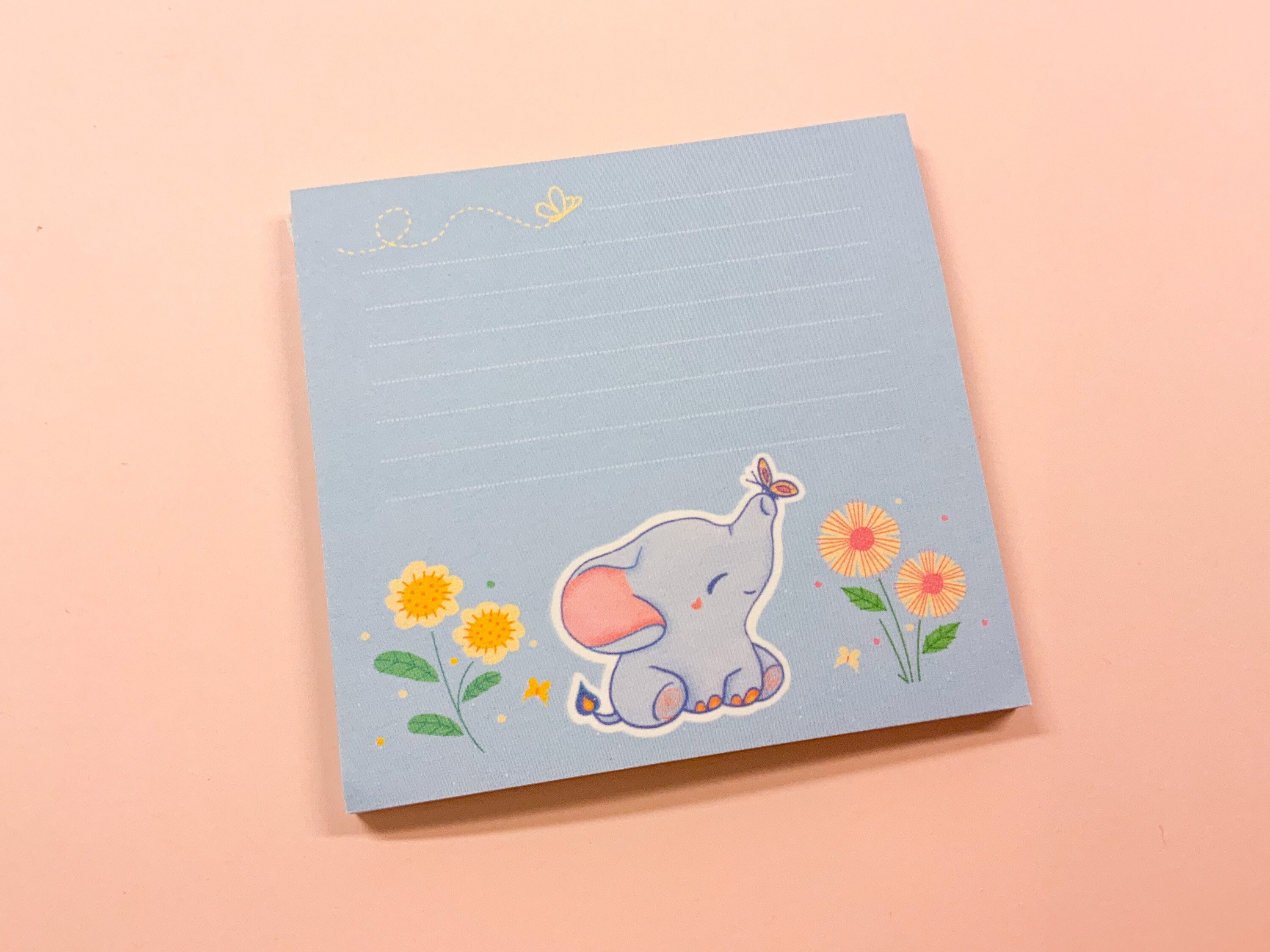 Bobo the Bear and Baby Elephant Sticky Notes - Etsy