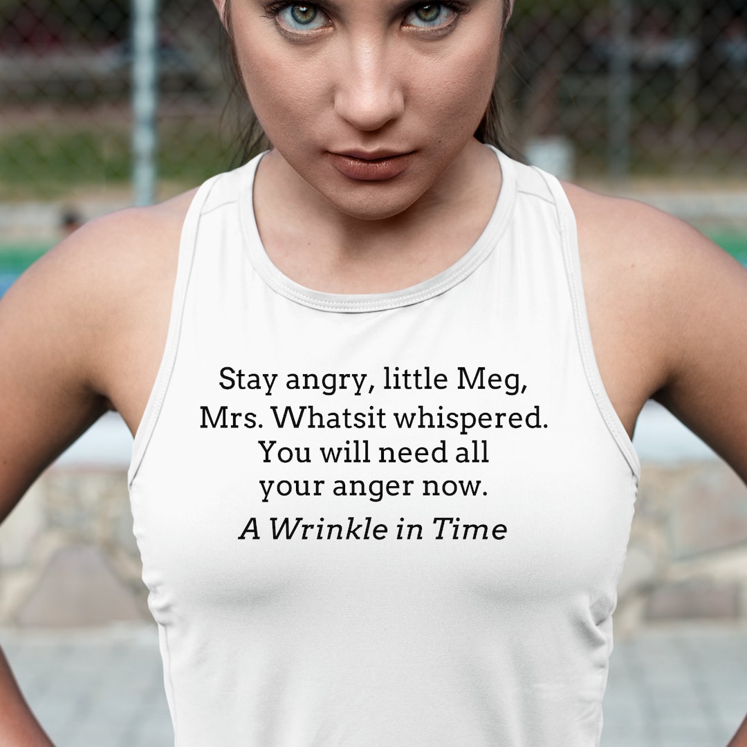 A Wrinkle in Time Stay Angry Little Meg Tank Top - Etsy