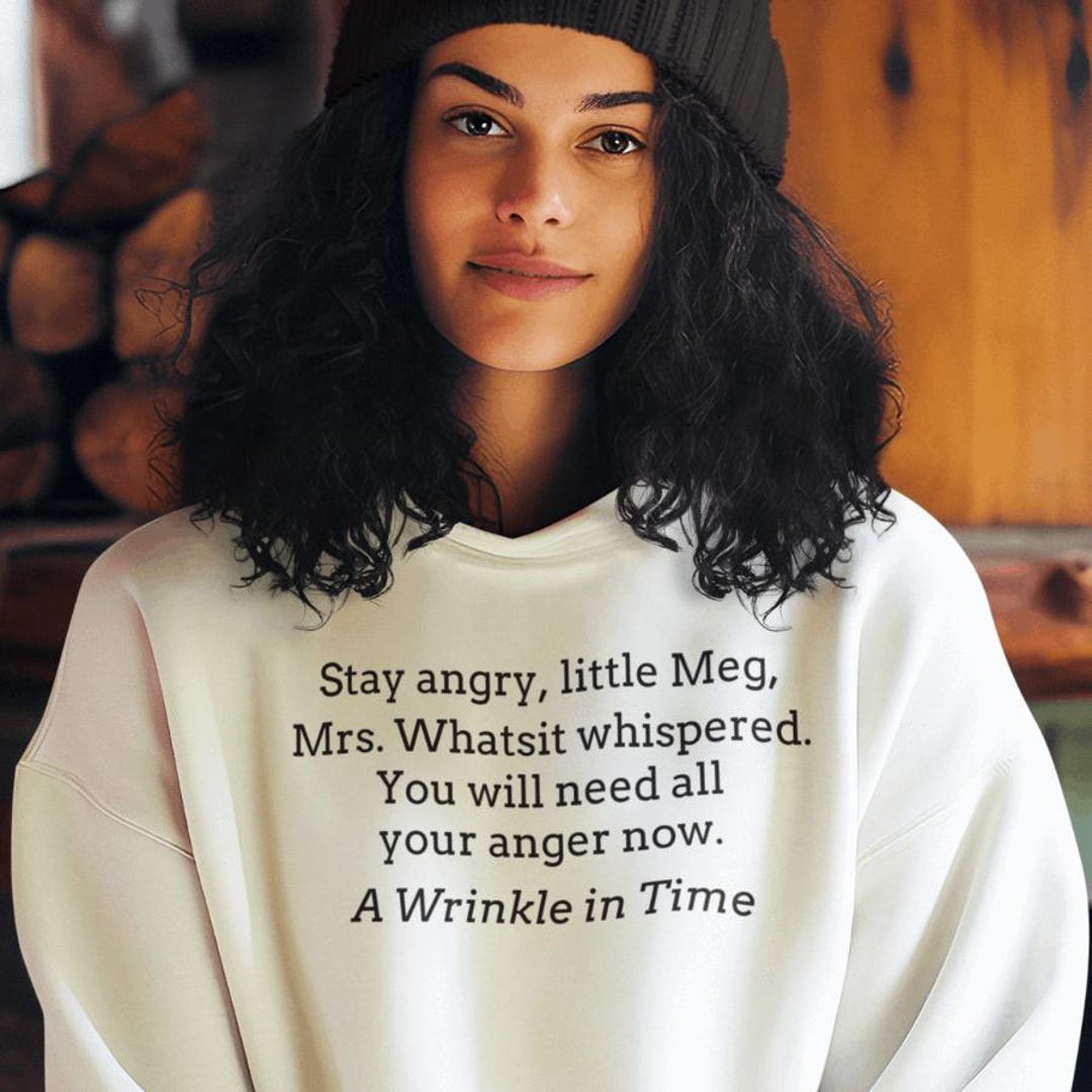A Wrinkle in Time Stay Angry Little Meg Hoodie - Etsy