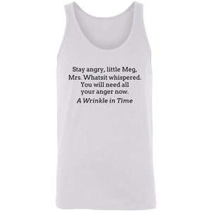 A Wrinkle in Time Stay Angry Little Meg Tank Top - Etsy