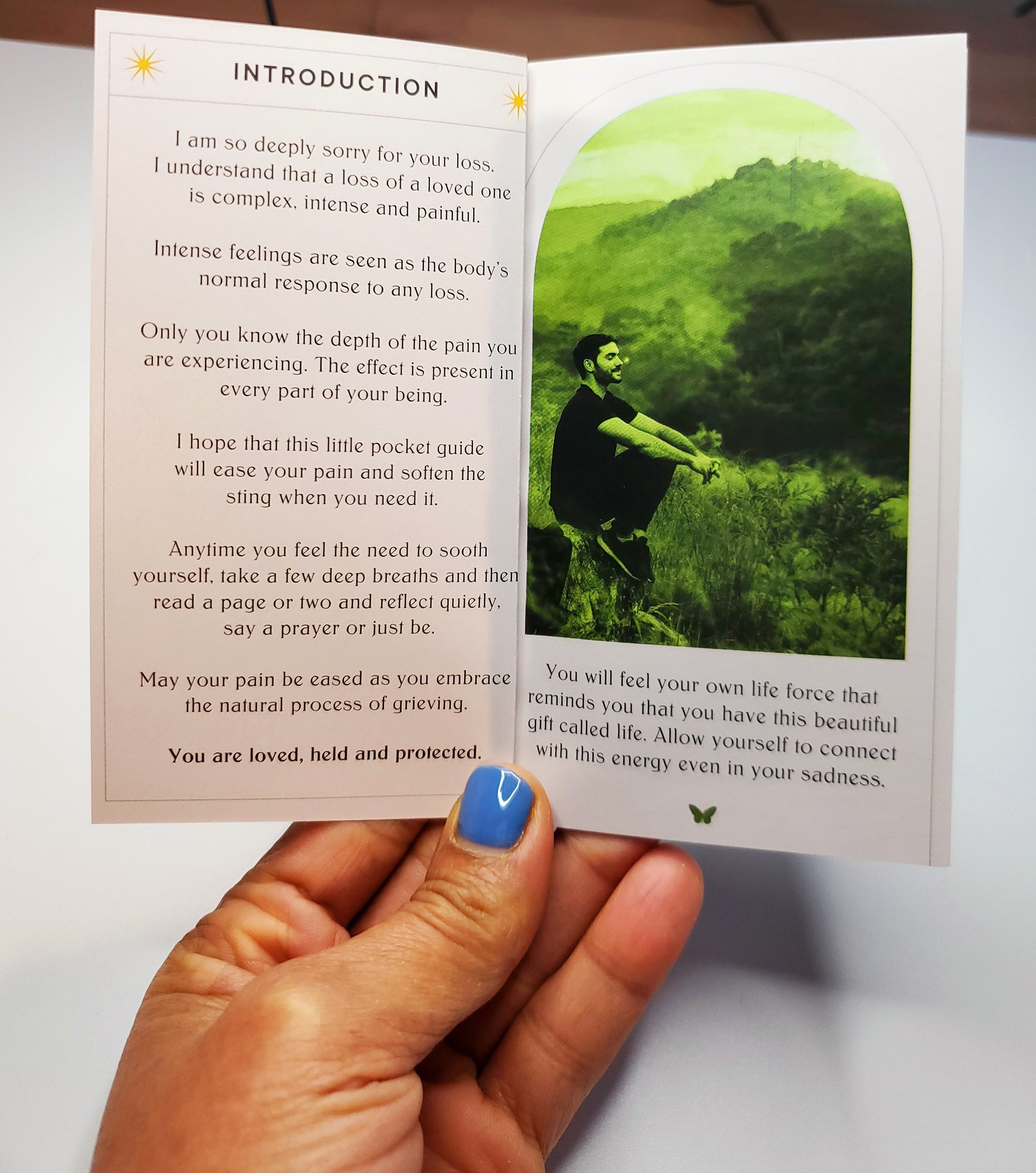 Grief Booklet; Gift Idea; Gift for Grieving; Pocket Size Journal ...