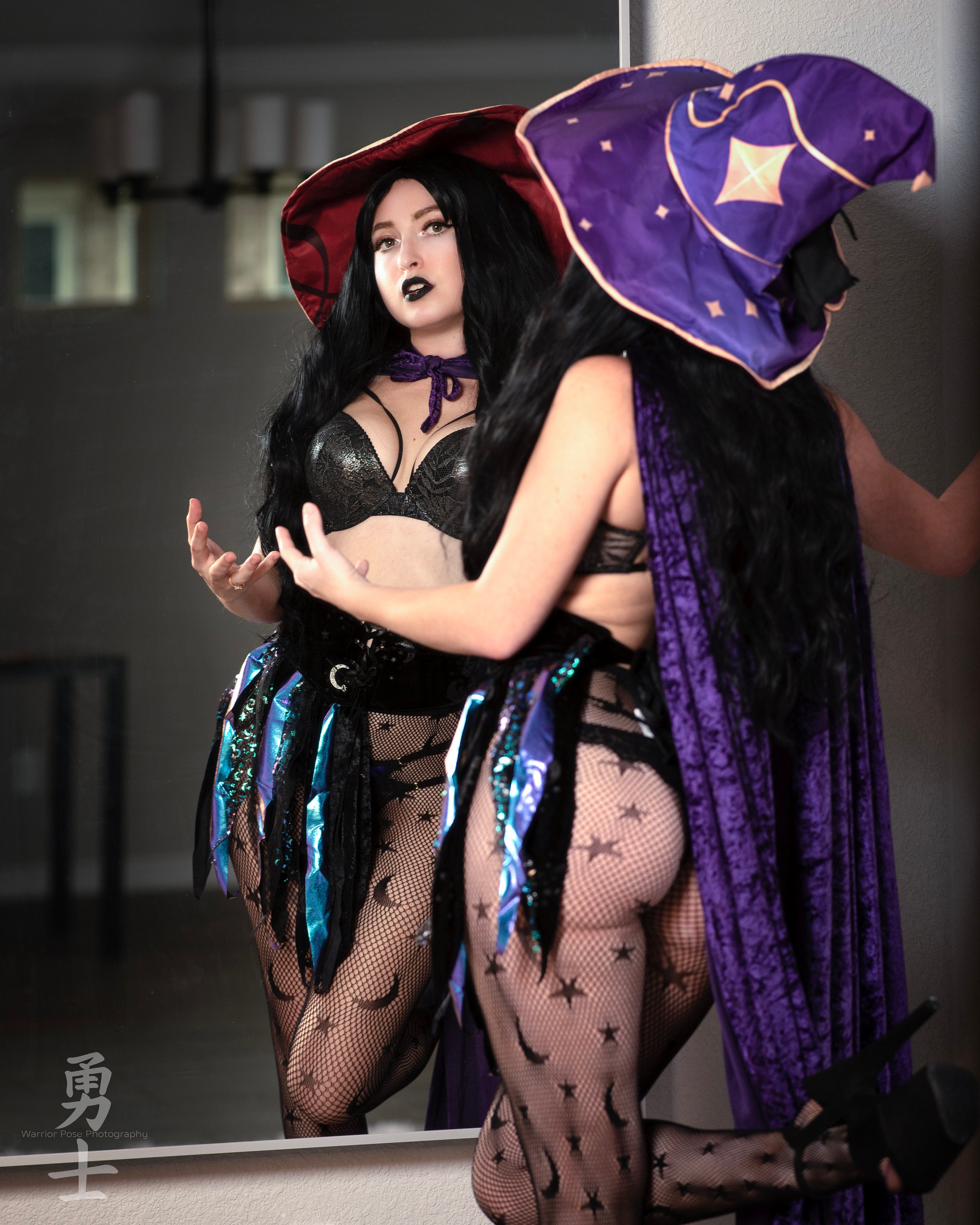 Witch Boudoir Sexy Halloween Cosplay Print 8.5x11 - Etsy