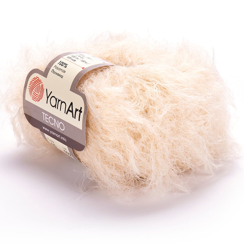 Yarnart Tecno Decoration Yarn Fluffy Yarn Eyelash Yarn Soft - Etsy