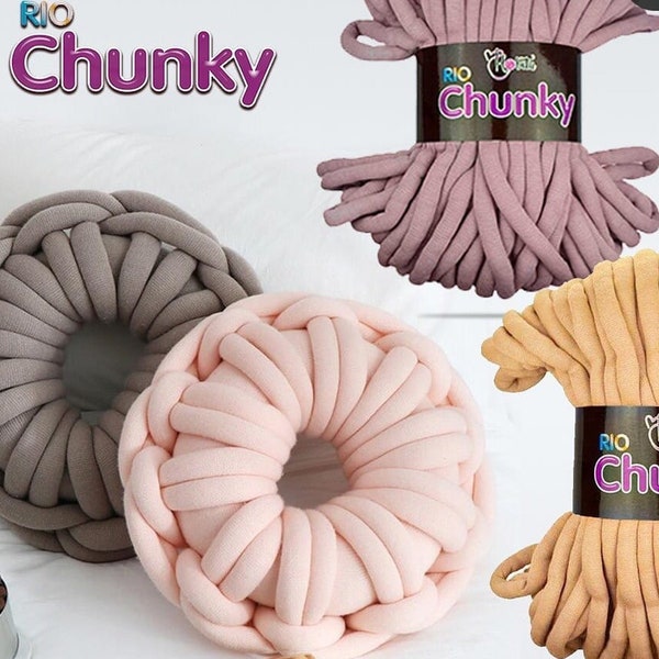 Chunky Cotton Tube Yarn - Etsy