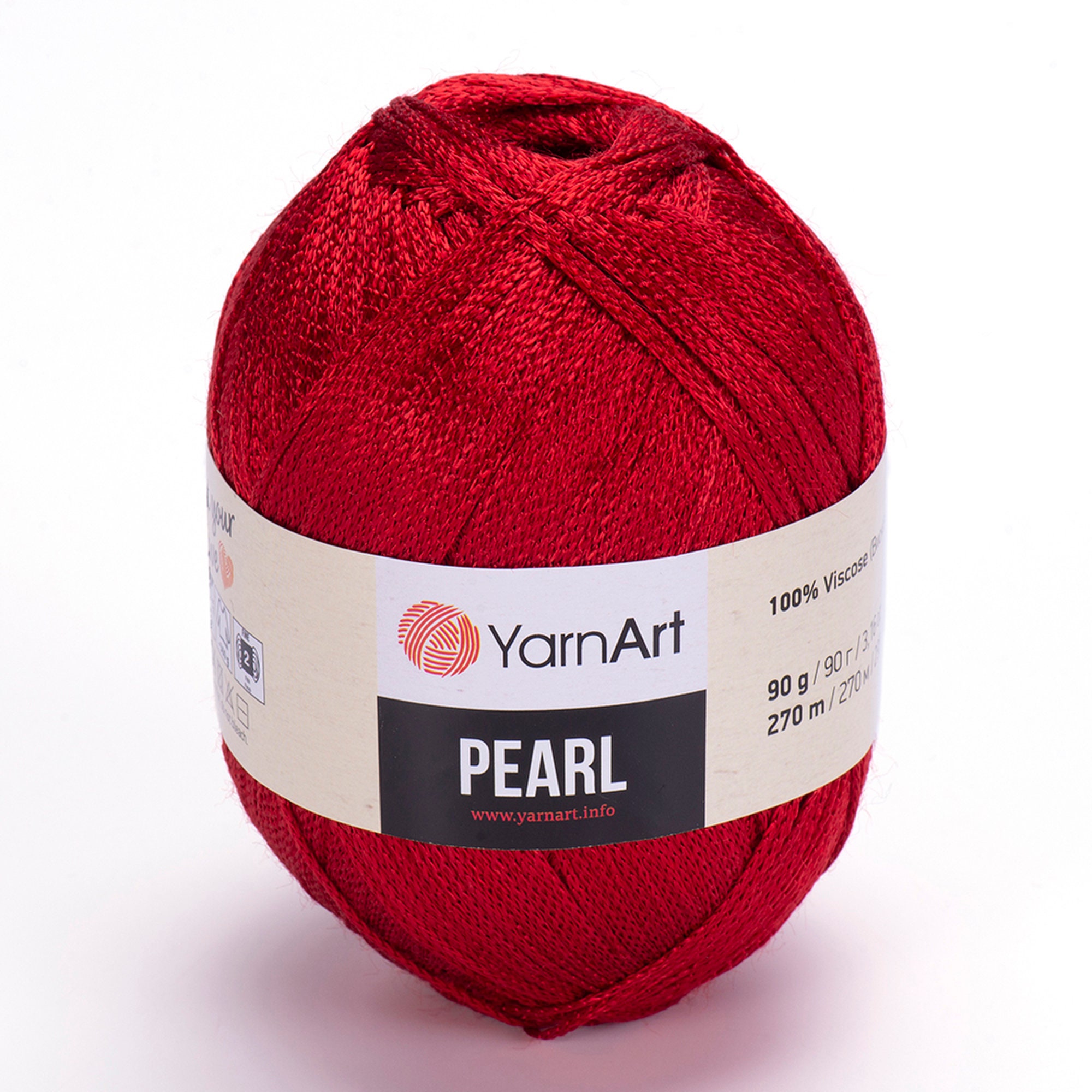 Yarnart Pearl Lace Yarnshiny Knitting Yarncrochet Yarn100% - Etsy