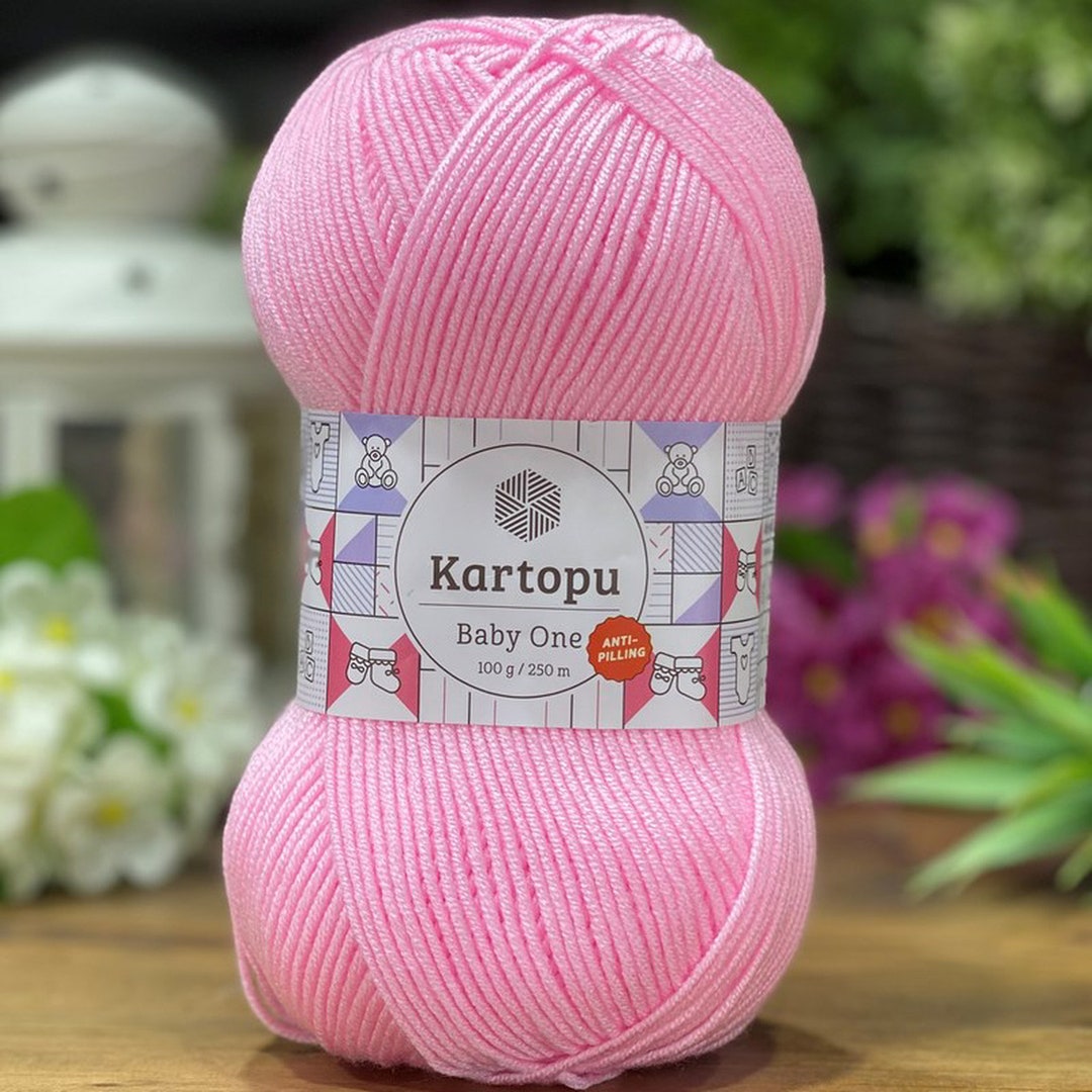 Kartopu Baby One-100 Gr/250meters Acrylic Yarn Newborn Baby Yarn Baby ...