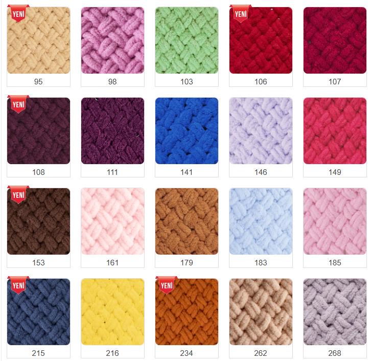 Alize Puffy Hand Knitting Yarn: Finger Loop, No Hook/needle - Etsy