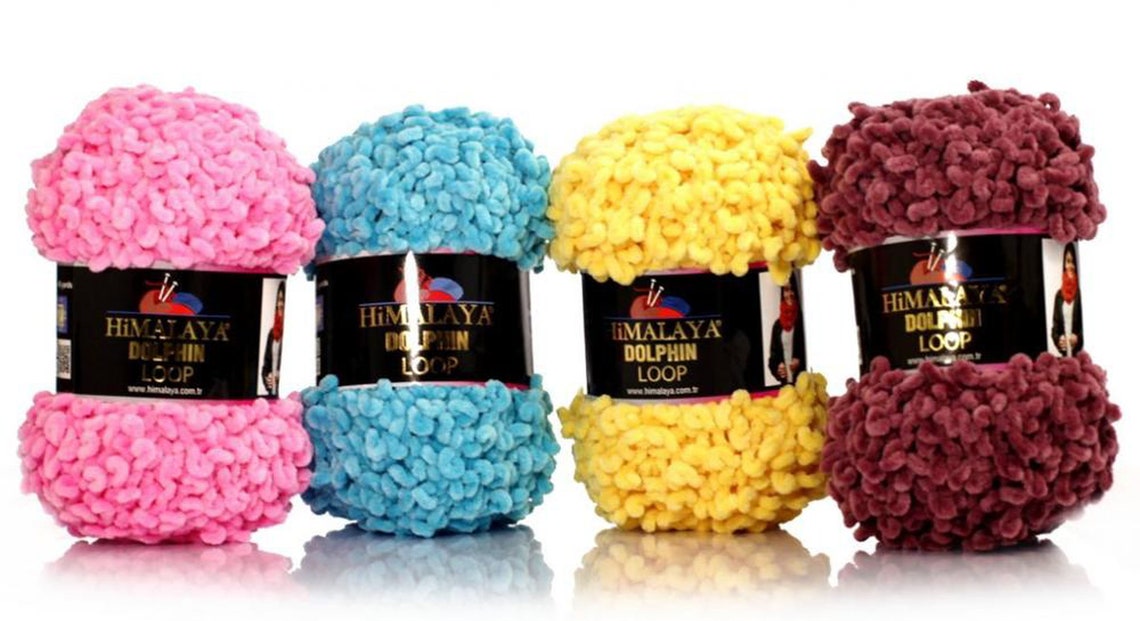 Himalaya Dolphin LOOP Puffy 100gr/44m/48yarda Baby Yarnvelvet | Etsy