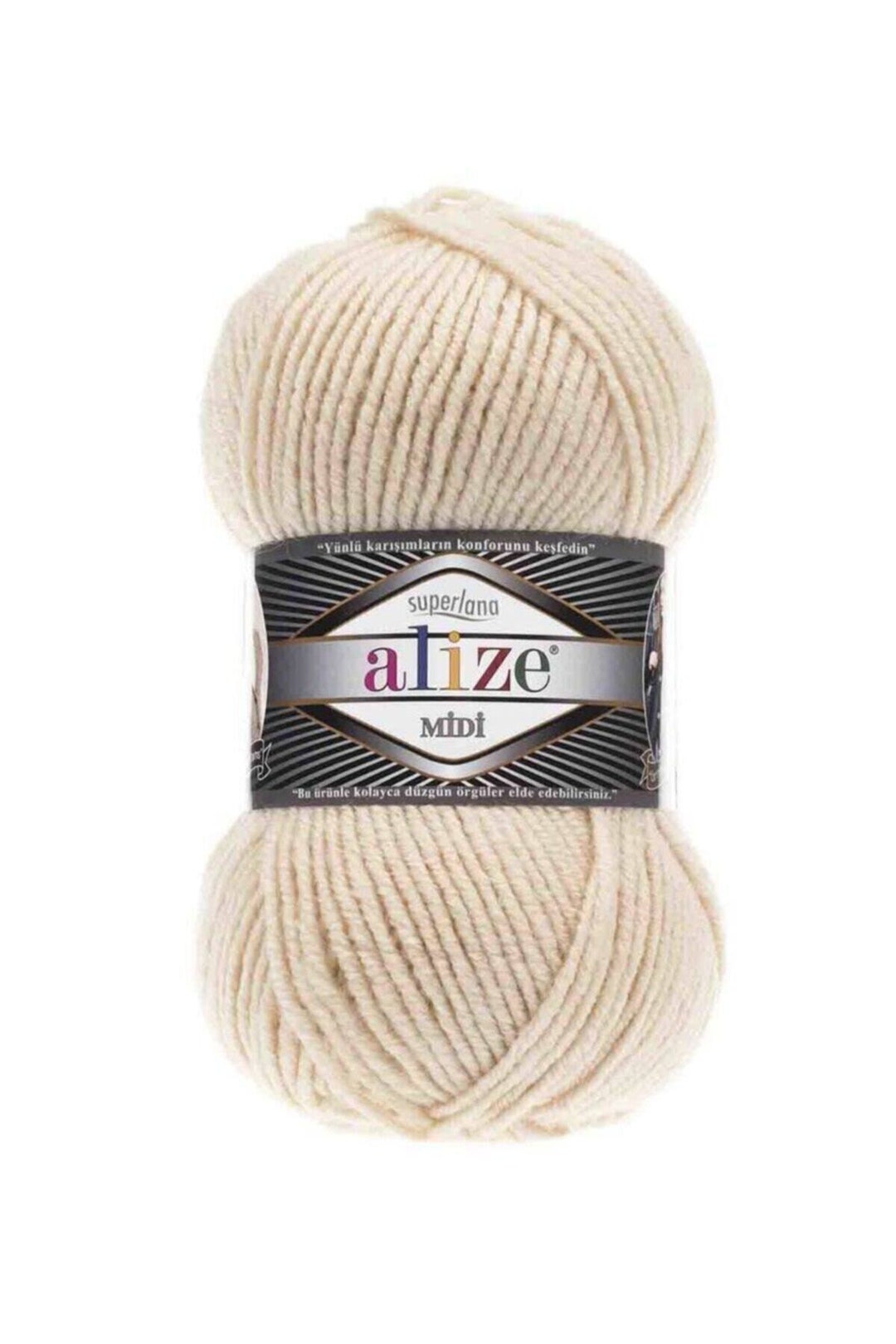 Alize Superlana Midi Yarn: Heavy Worsted Aran Wool (100g) - Etsy