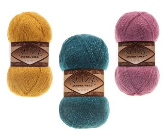 Alize Angora Gold Simli | Etsy