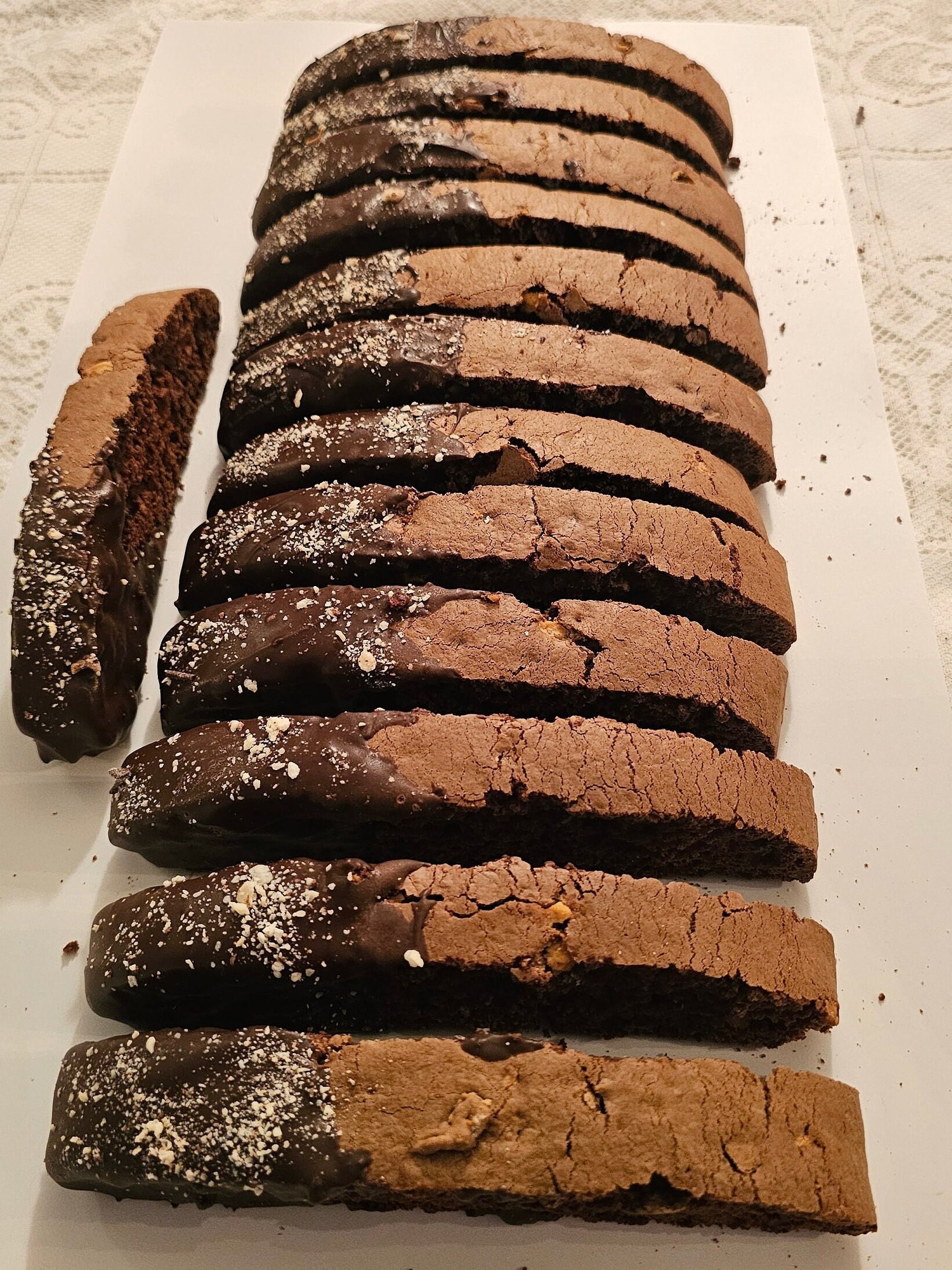 Double (or Triple) Chocolate Biscotti - Etsy