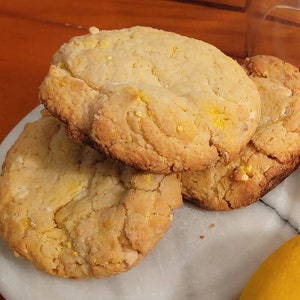 Lemon Meringue Jumbo Crumble Cookies - Etsy