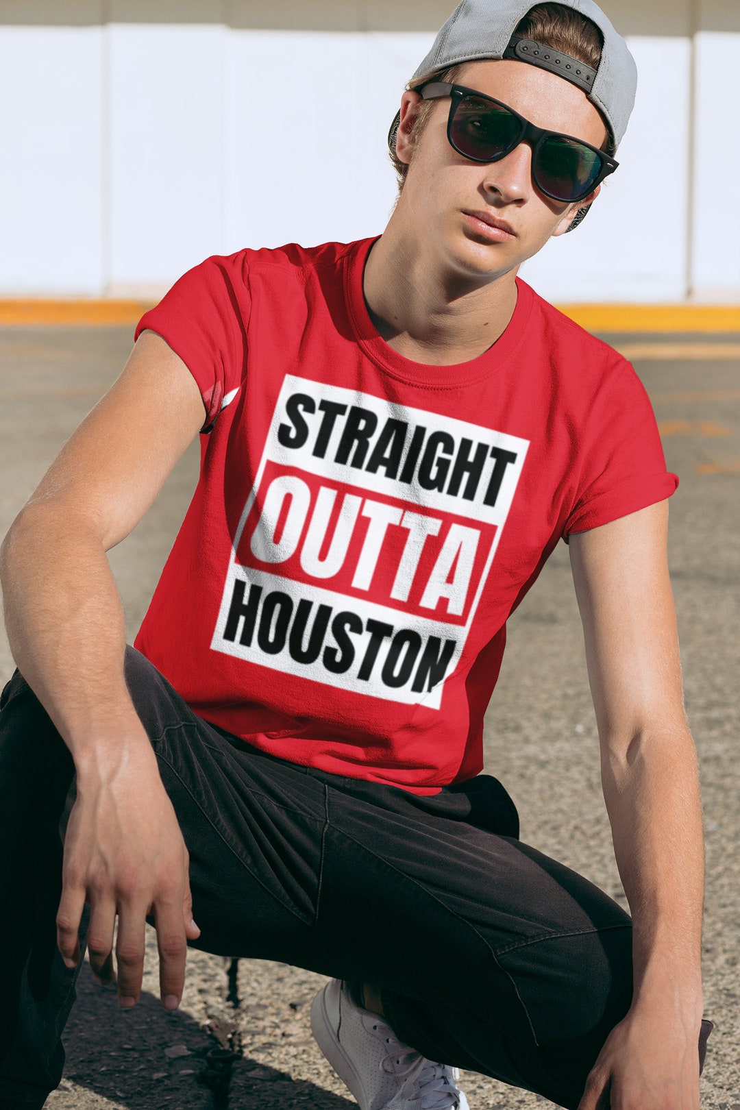 Straight Outta Houston T-shirt - Etsy