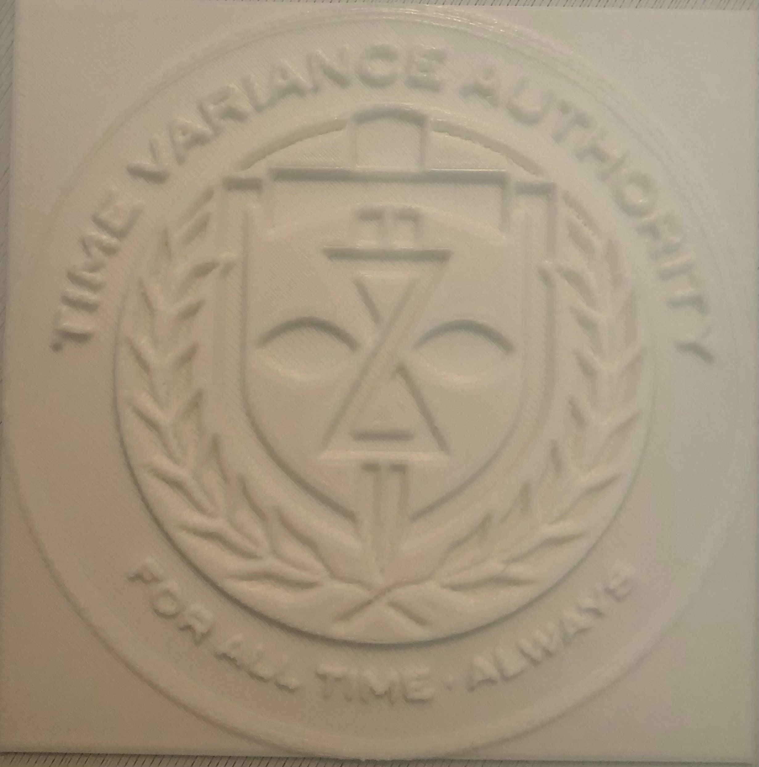 TVA Emblem Time Variance Authority Custom Stl File - Etsy UK