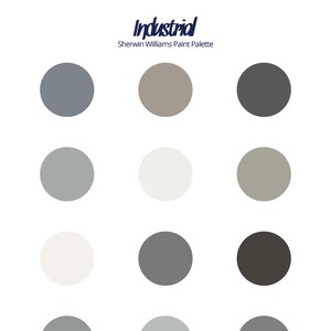 Industrial Sherwin Williams Paint Palette Paint Color | Etsy