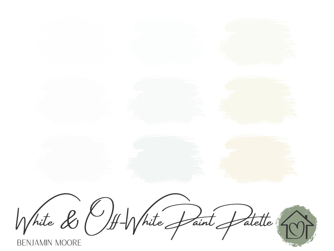 Whites & off Whites Benjamin Moore Paint Palette Paint Color Schemes ...