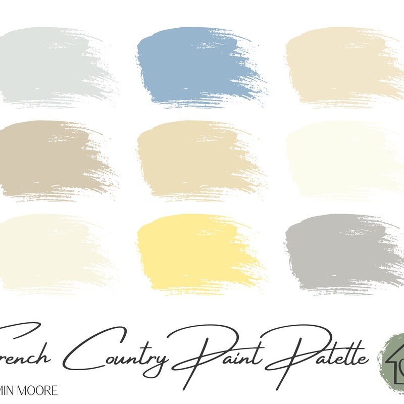 French Country Color Palette - Etsy