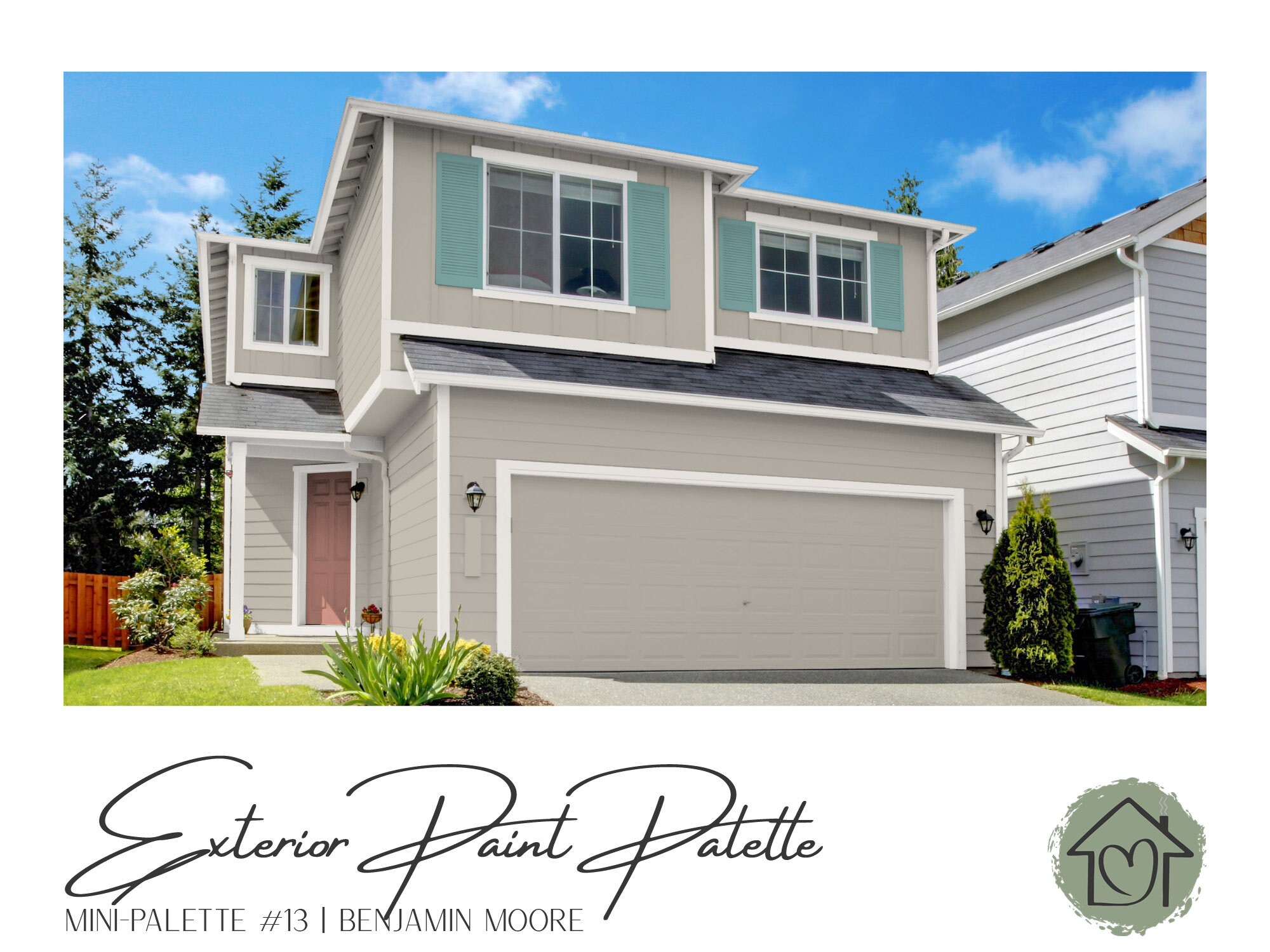 Exterior Paint Palette 13 - Benjamin Moore Exterior Paint Colors ...