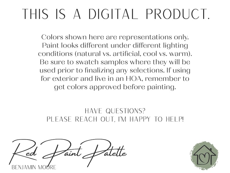 Benjamin Moore Red Paint Palette: Interior & Exterior Paint Colors ...