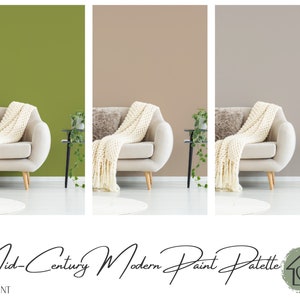 Mid-century Modern - PPG Paint Palette - Paint Color Schemes for ...