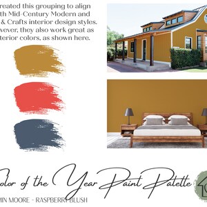 Color of the Year Raspberry Blush - Benjamin Moore Paint Palette ...