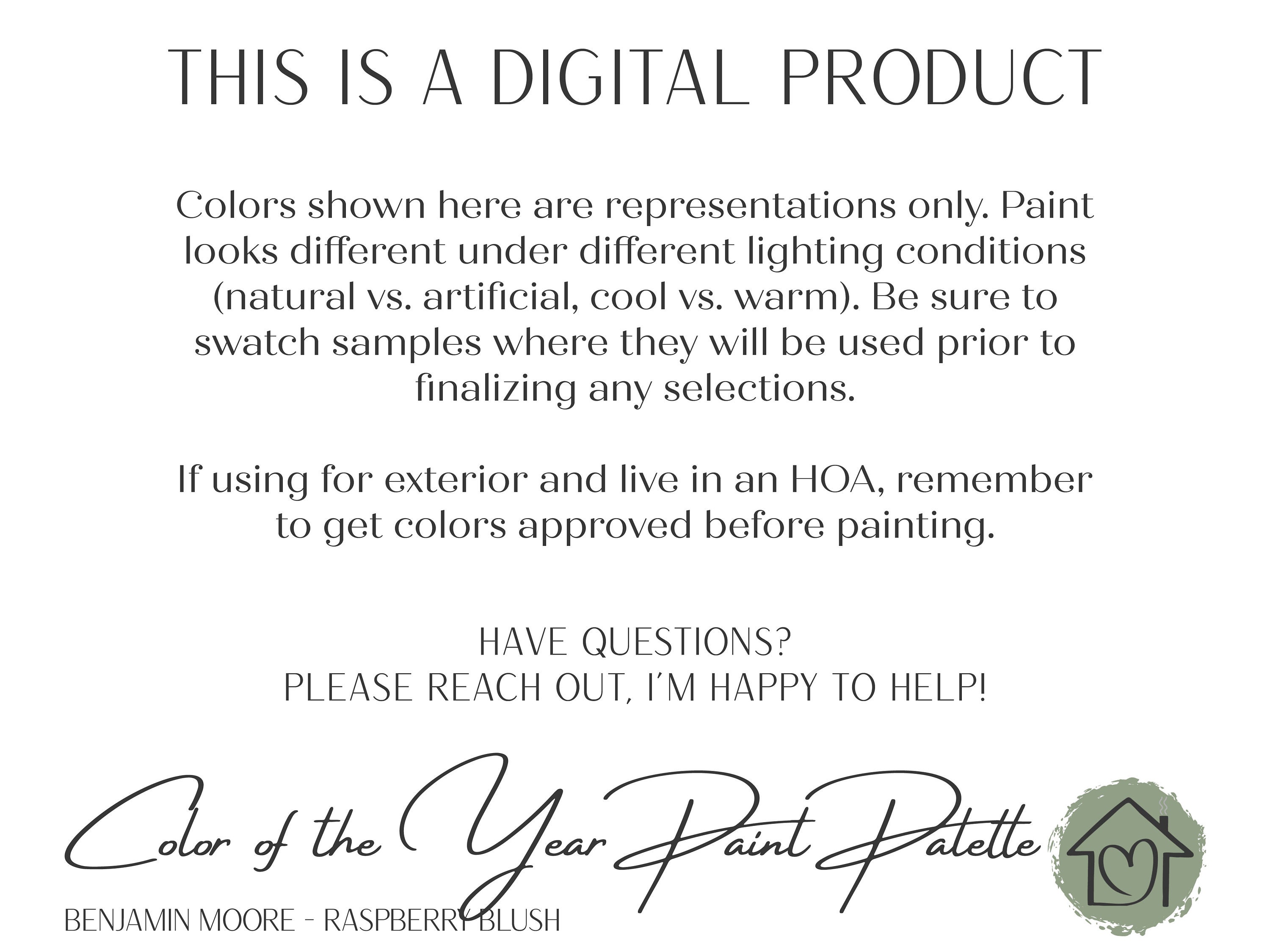 Color of the Year Raspberry Blush - Benjamin Moore Paint Palette ...