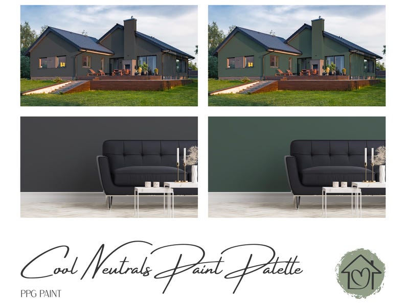 Cool Neutrals - PPG Paint Palette - Paint Color Schemes for Interior ...