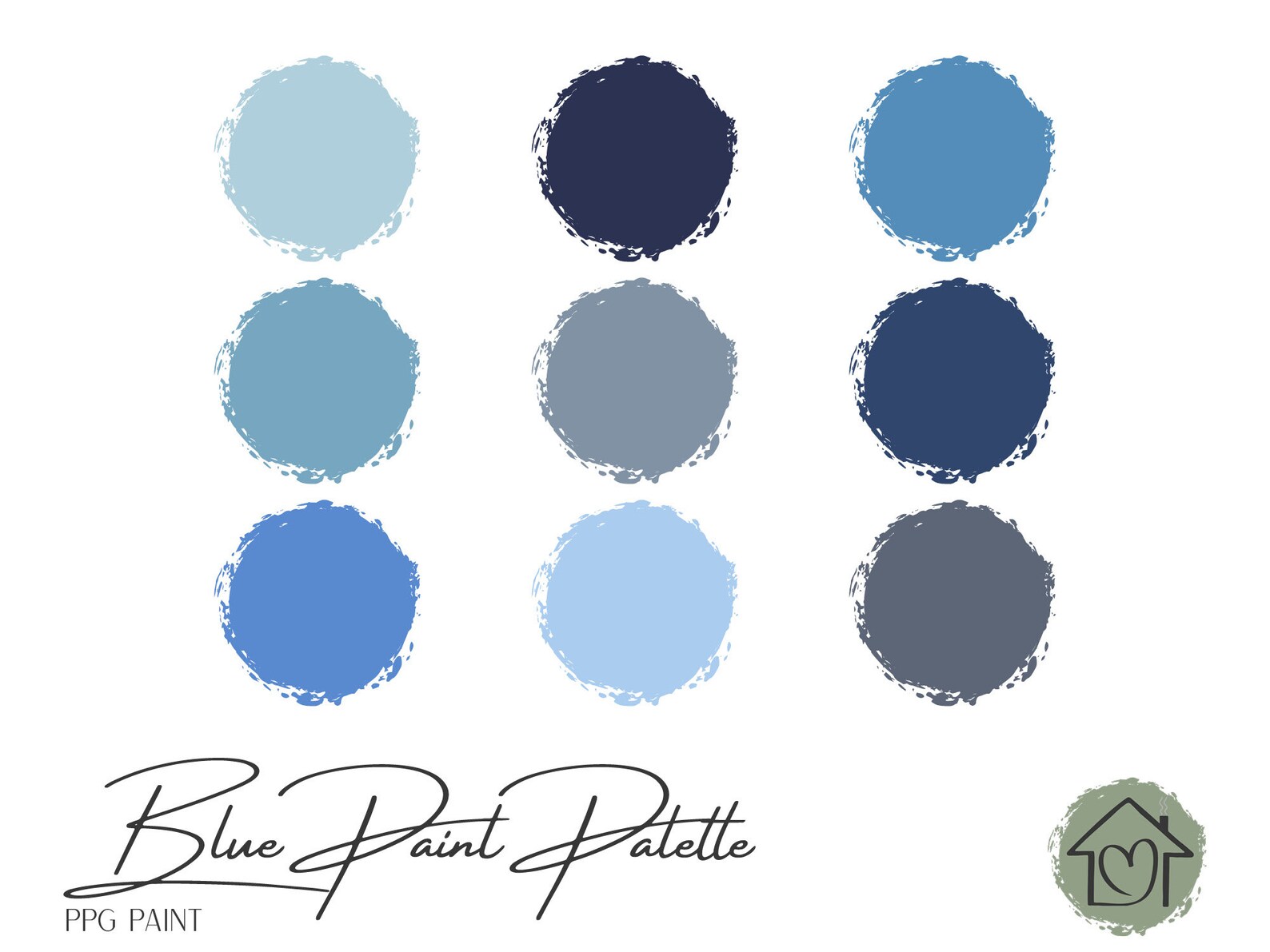 Blues - PPG Paint Palette - Paint Color Schemes for Interior and ...