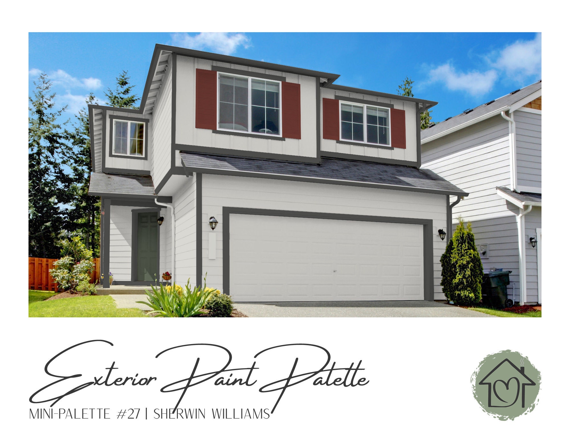 Exterior Paint Palette 27 - Sherwin Williams Exterior Paint Colors ...